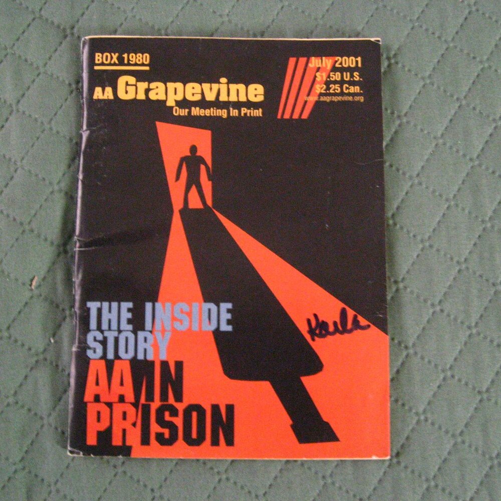 Alcoholics Anonymous Grapevine Magazine July 2001 - Gem
